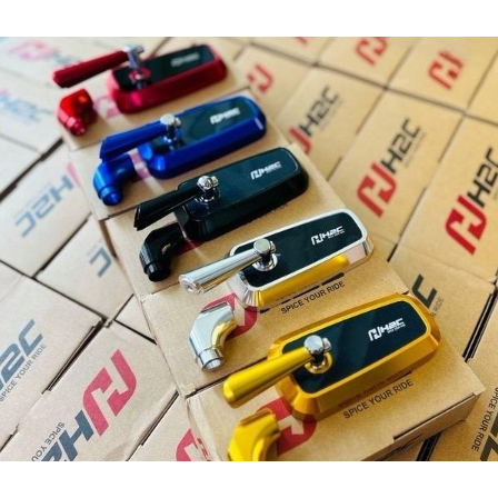 H2C CNC Side Mirror Rear View Universal Short Leg Mirror For All Motor ...