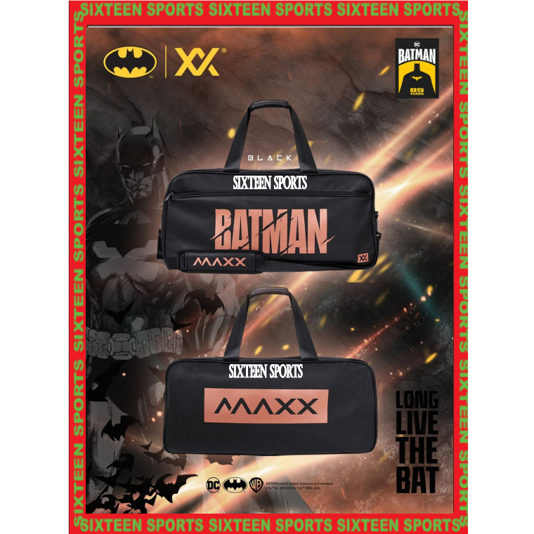 MAXX BATMAN TOURNAMENT RACKET BAG (MLBAG01) | Shopee Malaysia