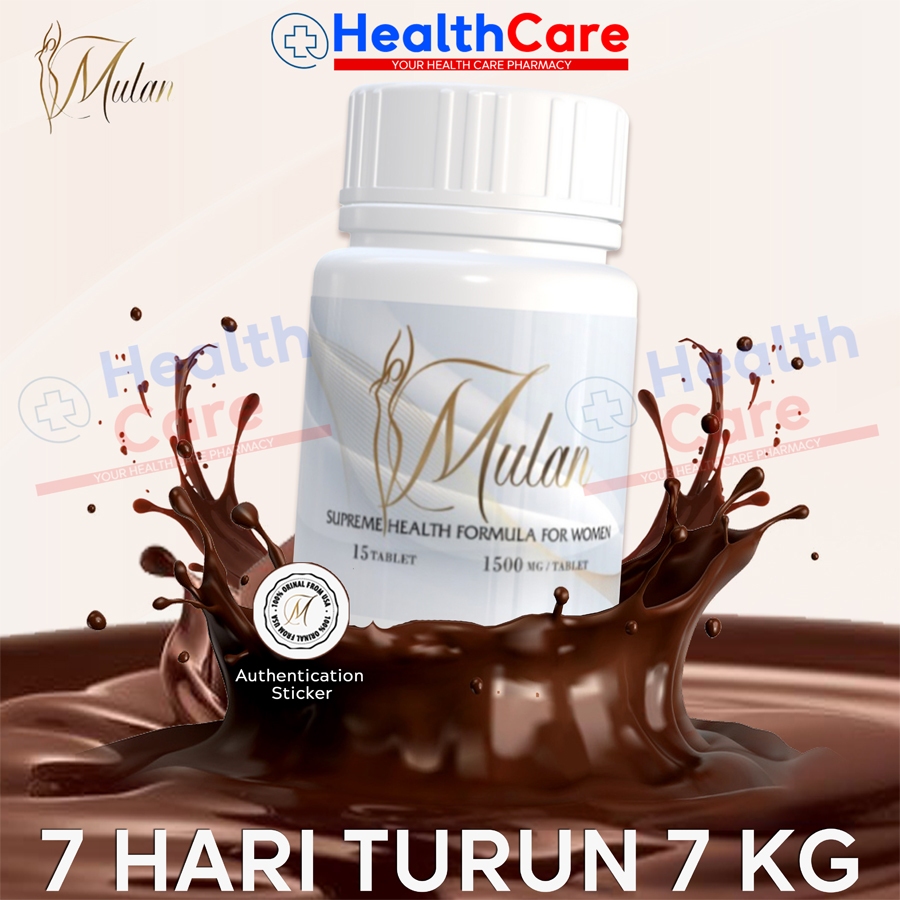 [Mulan Slim HQ Stock] Mulan Sliming Chocolate Mulan Coklat Kurus 15 ...
