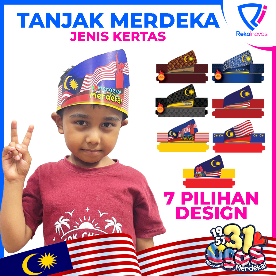 Tanjak Merdeka Aksesori Kanak-kanak Lelaki, Tanjak Kertas. Aksesori ...