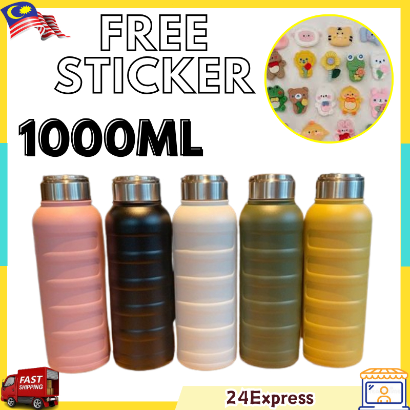 【Local】1000ml Stainless Steel Tumbler Insulated Vacuum Flask ...