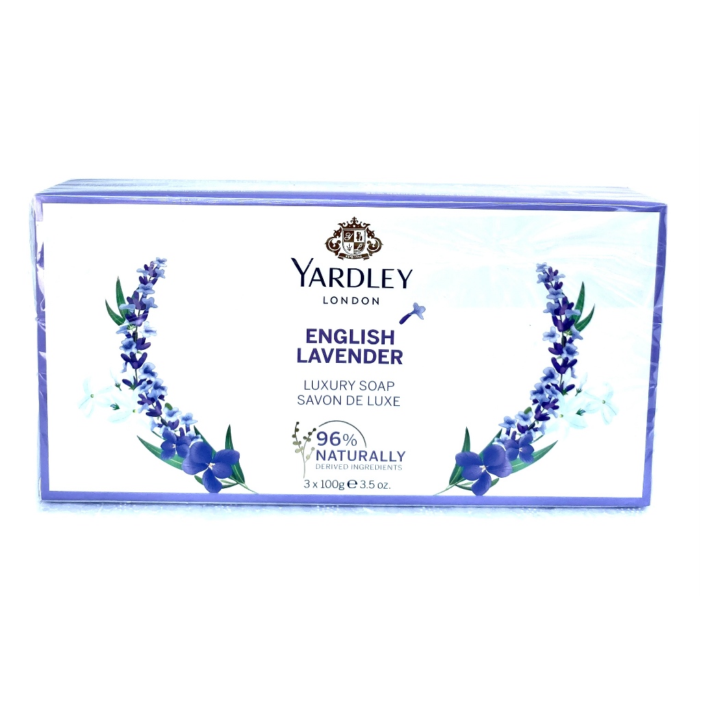 YARDLEY LONDON ENGLISH LAVENDER LUXURY SOAP 3 X 100G | Shopee Malaysia
