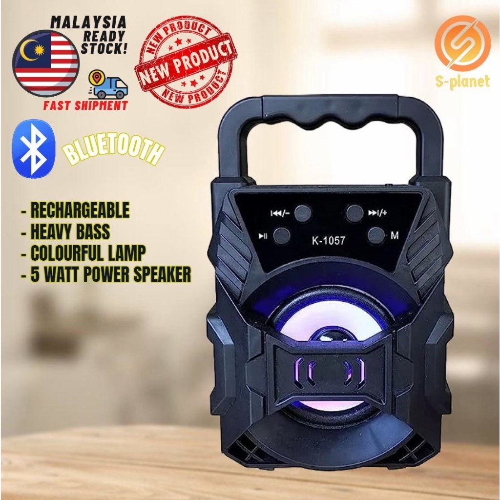 KTS-1057 BLUETOOTH SPEAKER PORTABLE SPEAKER WIRELESS SPEAKER HANDLE ...