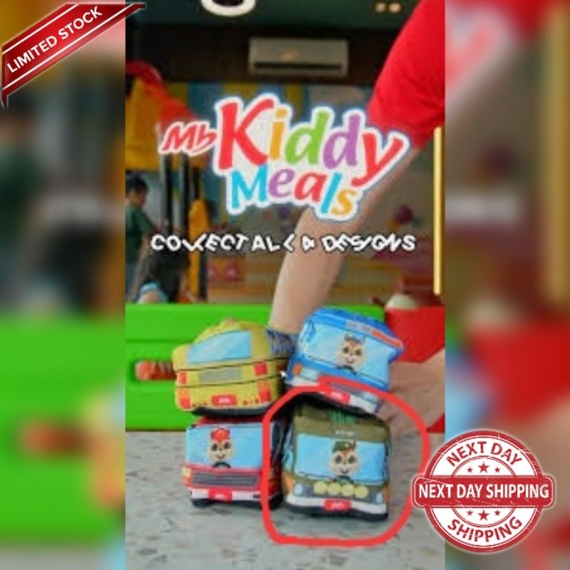Marrybrown MB Kiddy Meal Toys 2024: School Bus Pencil Case - Armed ...