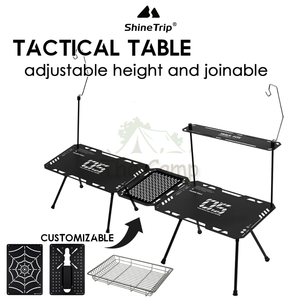 Shinetrip Adjustable Height Tactical Table Joinable Aluminum Alloy IGT ...