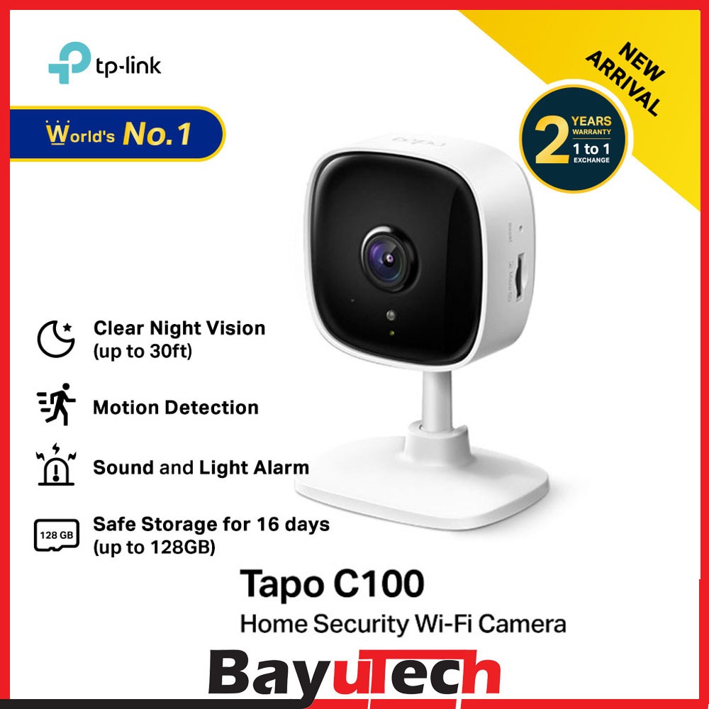 [Ready Stock] TP-Link Tapo C110 / C210 3MP Full HD Pan / Tilt Wireless WiFi CCTV Home Security ...