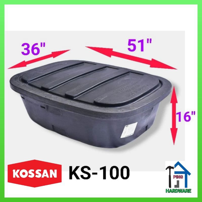 Kossan KS-100 Poly Tangki(Rectangle) 100gallon | Shopee Malaysia
