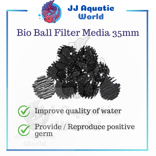 Bio Ball Filter Media 35mm (100pcs) ( Local Ready Stock ) | Shopee Malaysia