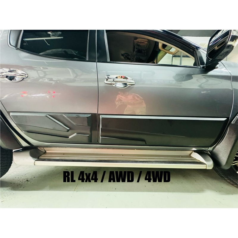 Mitsubishi triton 2015 - 2025 side door cladding panel cover lip ...