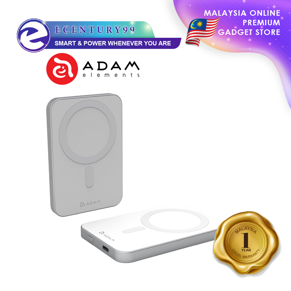 ADAM Elements Gravity C1 Magnetic Wireless Charging Power Bank 5000mAh ...