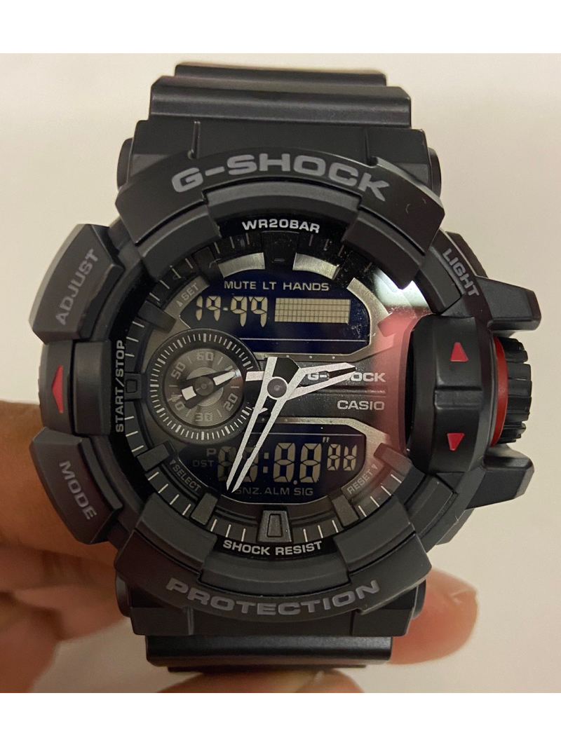 G-Shock GA-400 Used Black | Shopee Malaysia