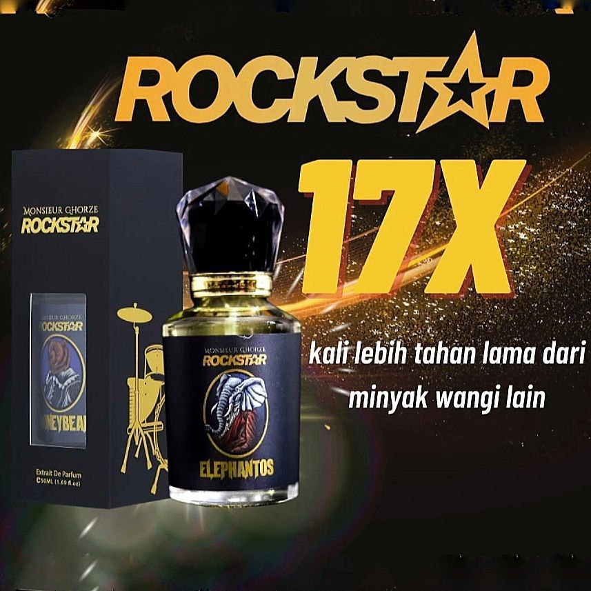 Perfume Tahan Lama Rockstar Original 50ml Makin Berpeluh Makin Wangi ...