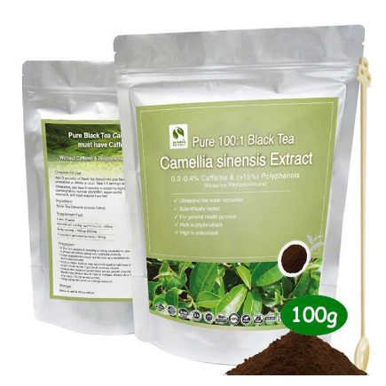 Black Tea Extract Powder (100g/pack) High Antioxidants reduce risk of ...