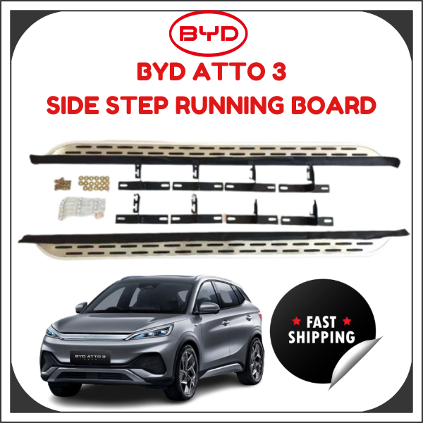 BYD Atto 3 2022-2026 high quality side step running board solid bracket ...