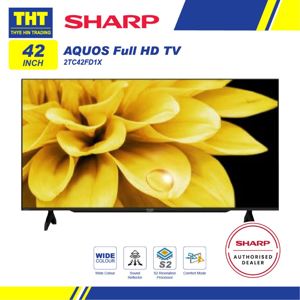 Sharp 42'' Full HD TV 2TC42FD1X | Shopee Malaysia