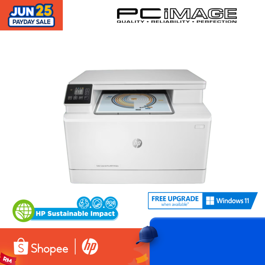 HP Color Laserjet Pro MFP M182N Laser Printer Print/Scan/Copy Toner ...