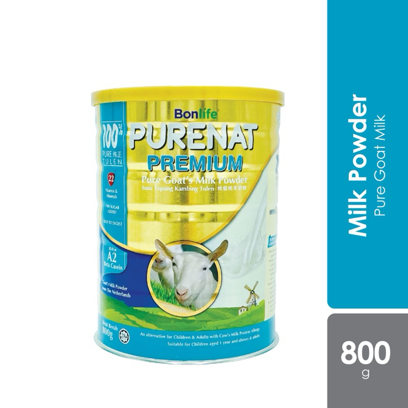 Purenat Premium Probiotic Goat Milk Powder 800g | Shopee Malaysia