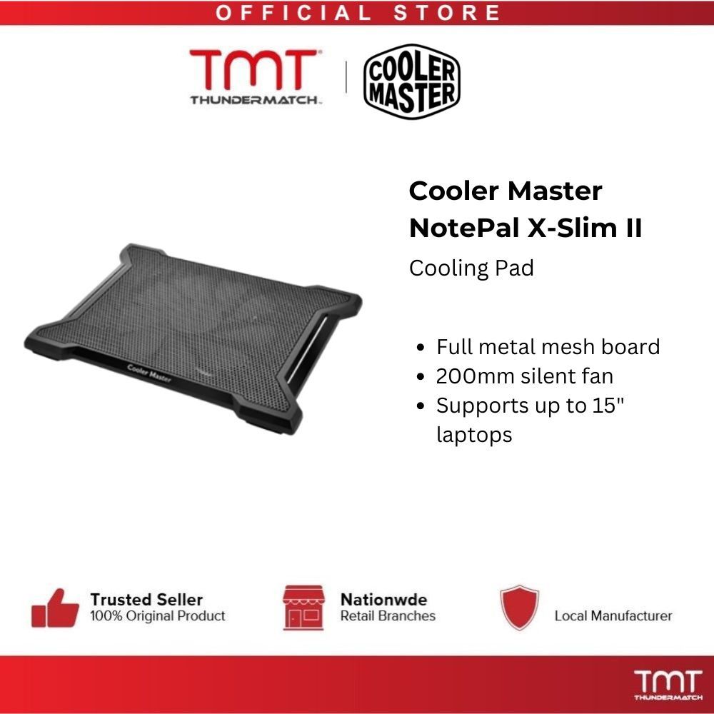 Cooler Master NotePal X-Slim II Cooling Pad | Shopee Malaysia