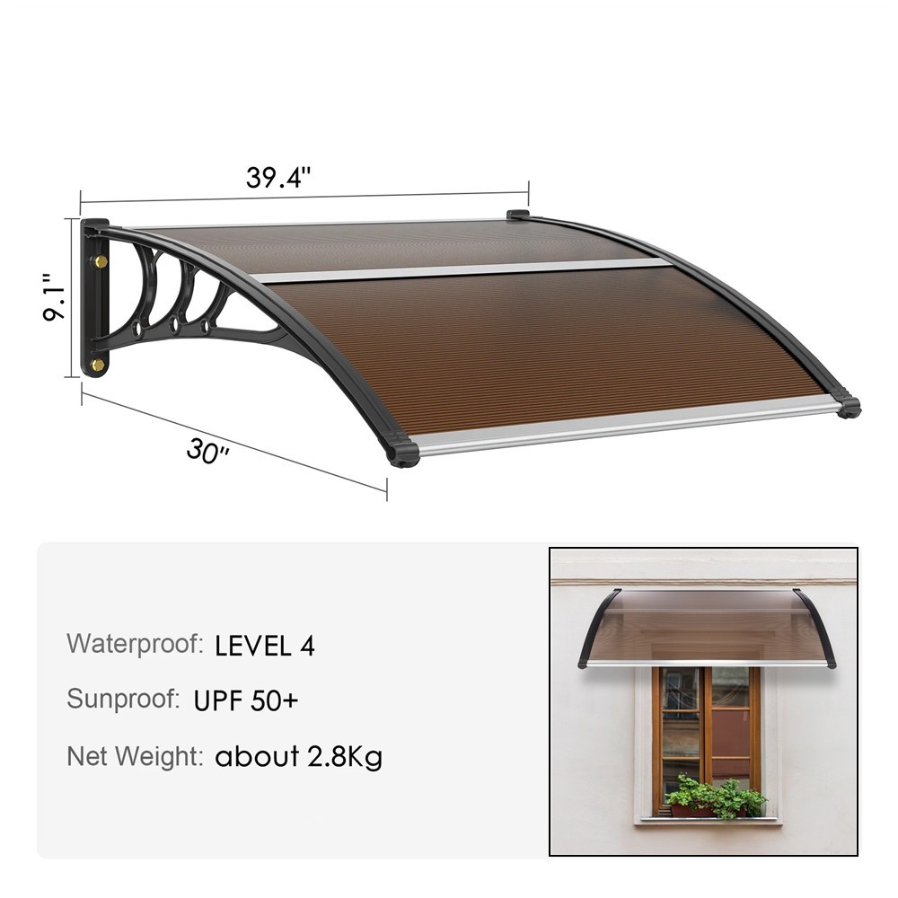 Canopy Awning Roof Balcony Tingkap Pintu Sunshield Polycarbonate ...