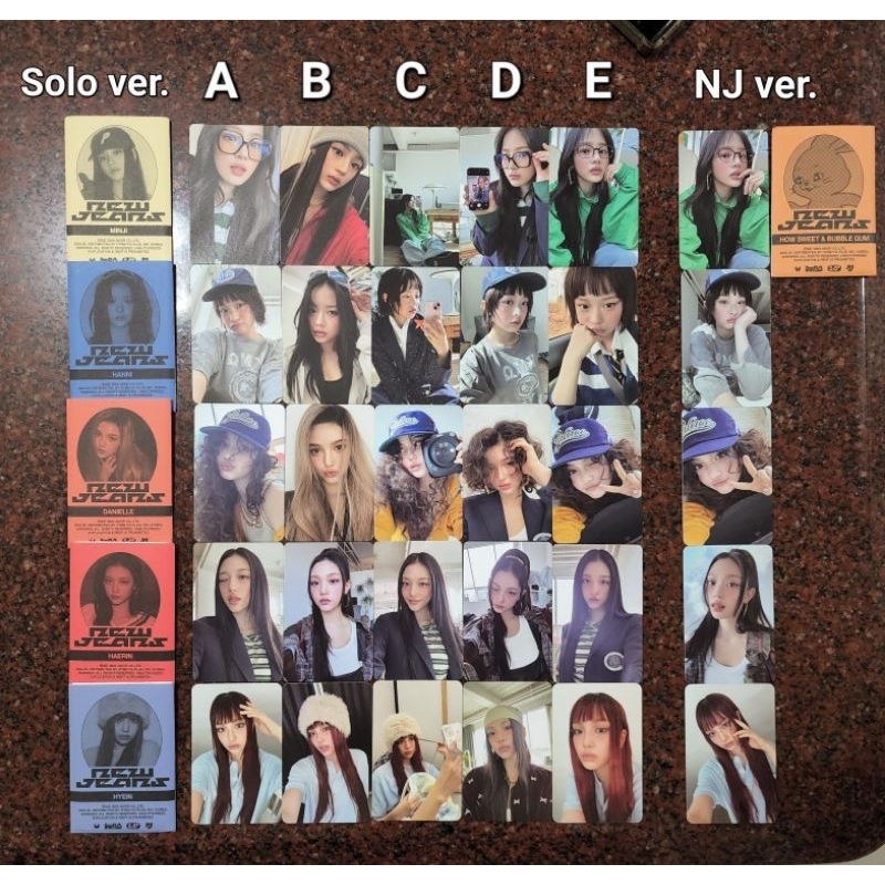(loose) NewJeans How Sweet Album Photocard PC Minji Hanni Danielle ...