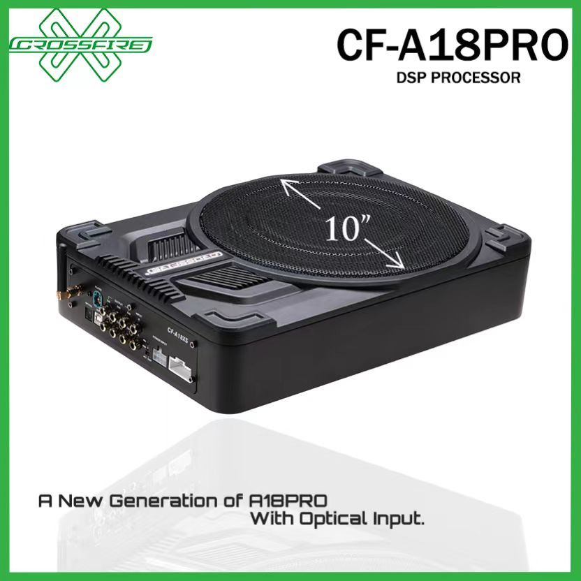 Crossfire CF-A18XS Underseat Subwoofer | 4CH DSP Amplifier | 6CH DSP ...