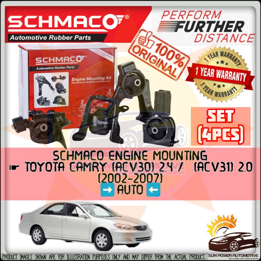 Toyota Camry ACV30 2.4 / ACV31 2.0 (2002-2007) ( AUTO ) SCHMACO ENGINE ...