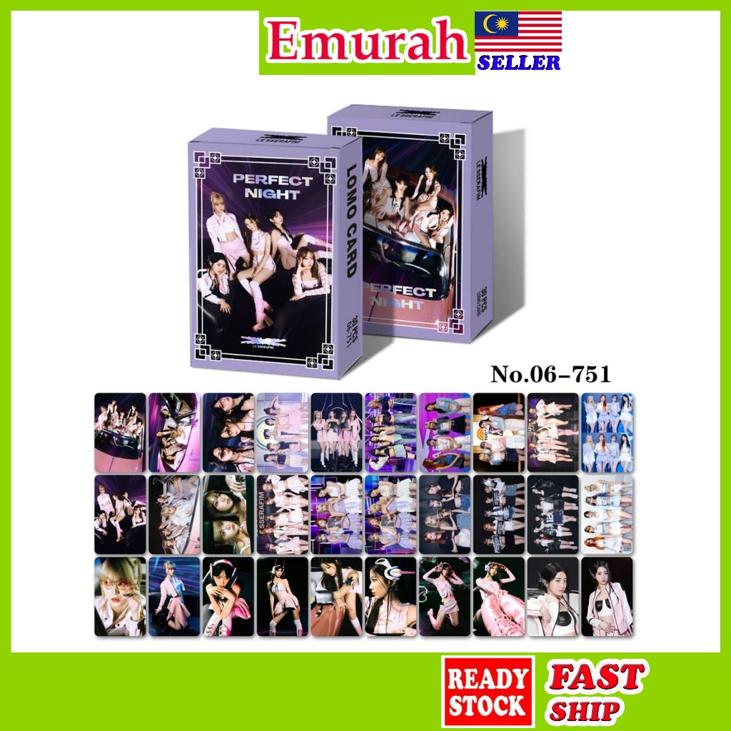LE SSERAFIM Lomo Card 30pcs KPOP Photocard Photo Card Album PERFECT ...