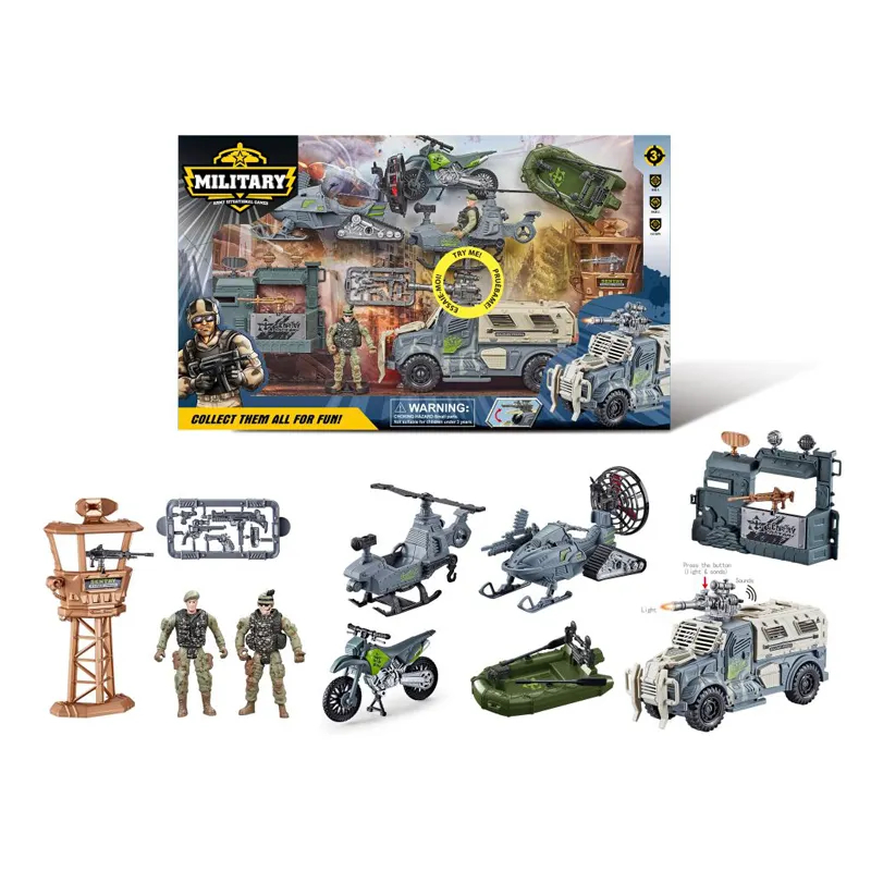 [Mos Toys] Big Set Military Army Toy Set Mainan Kanak Kanak | Shopee ...