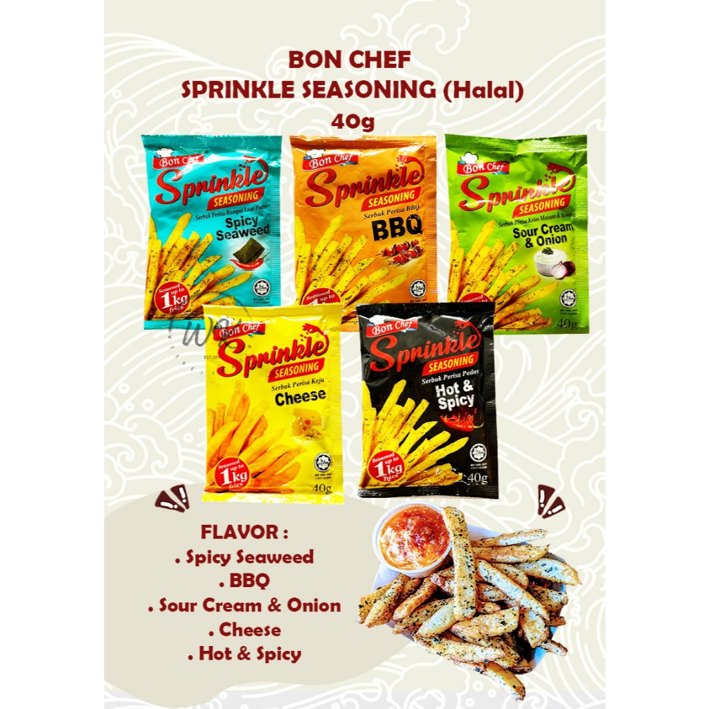 BON CHEF Sprinkle Seasoning HALAL 40g | Shopee Malaysia