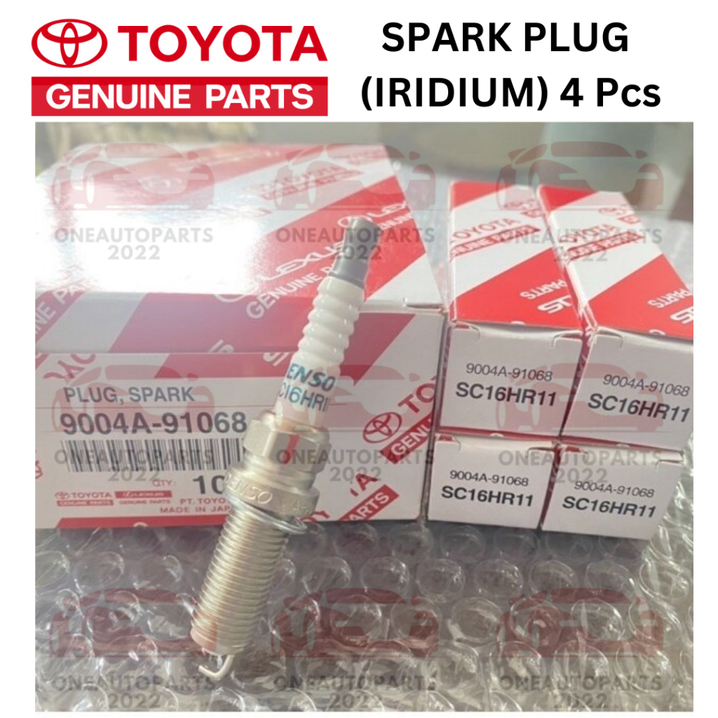 (MADE IN INDONESIA) GENUINE TOYOTA SPARK PLUG YARIS VIOS NSP151 VOXY ...
