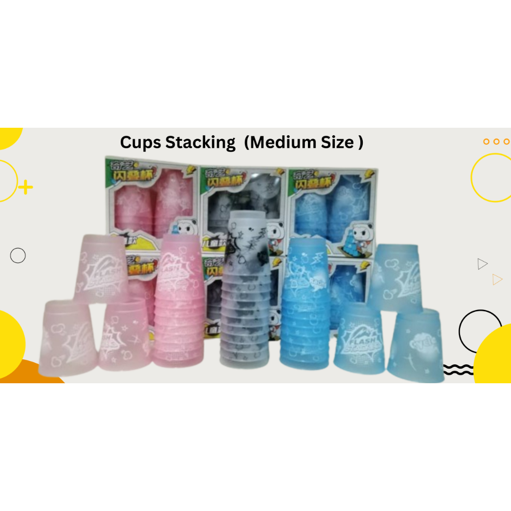 Cups Stacking ,Speed Stacking Cups, Sport Stacking Cup ( Medium size ...