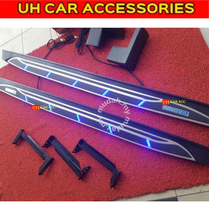 TOYOTA INNOVA 2017 DOOR SIDE STEP RUNNING BOARD WITH LED | Shopee Malaysia