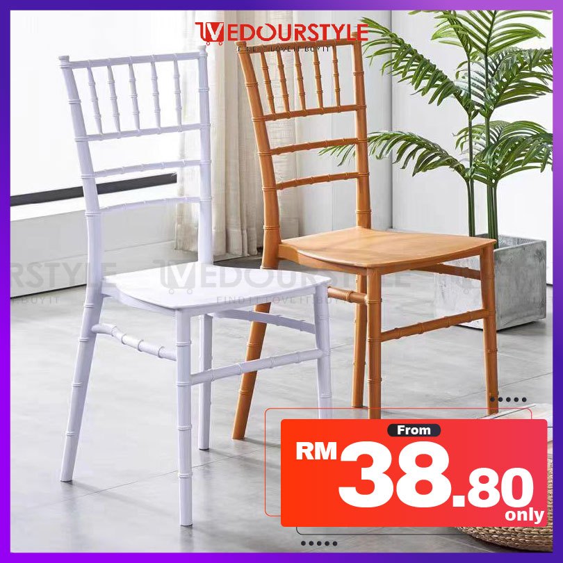 Vedourstyle Chiavari Chair PP Wedding chair Kerusi makan kenduri jamuan ...