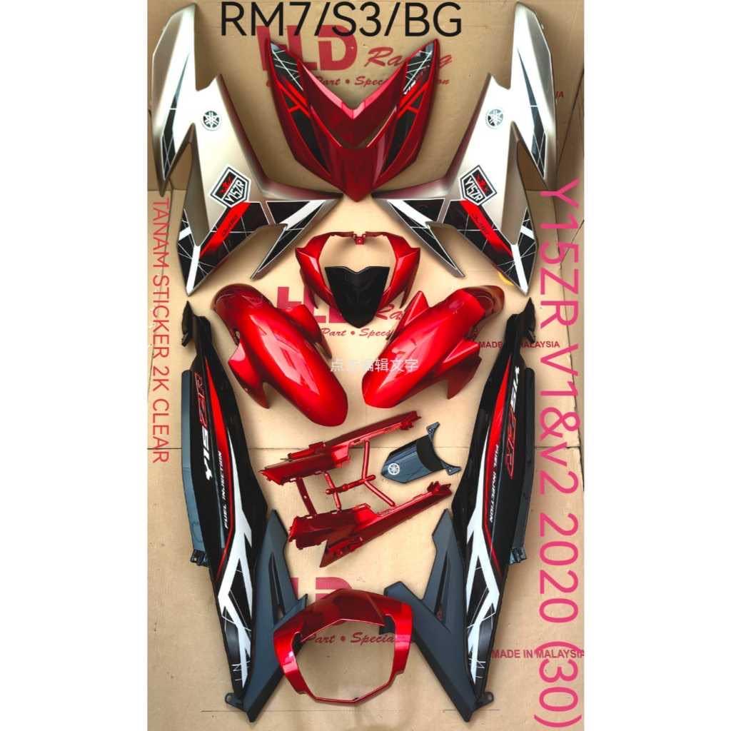 COVER SET Y15 V1-V2 TITAN VEITNAM CUSTOM STICKER TANAM BRAND HLD ...