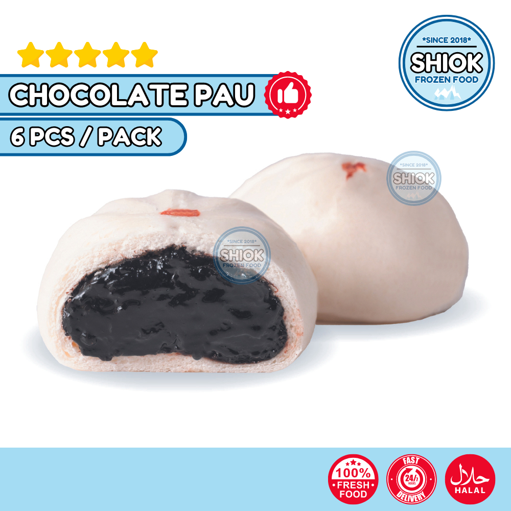 HALAL Dim Sum | Pau Coklat - Chocolate Pau | 6pcs / Pack (KV Area SHJ ...