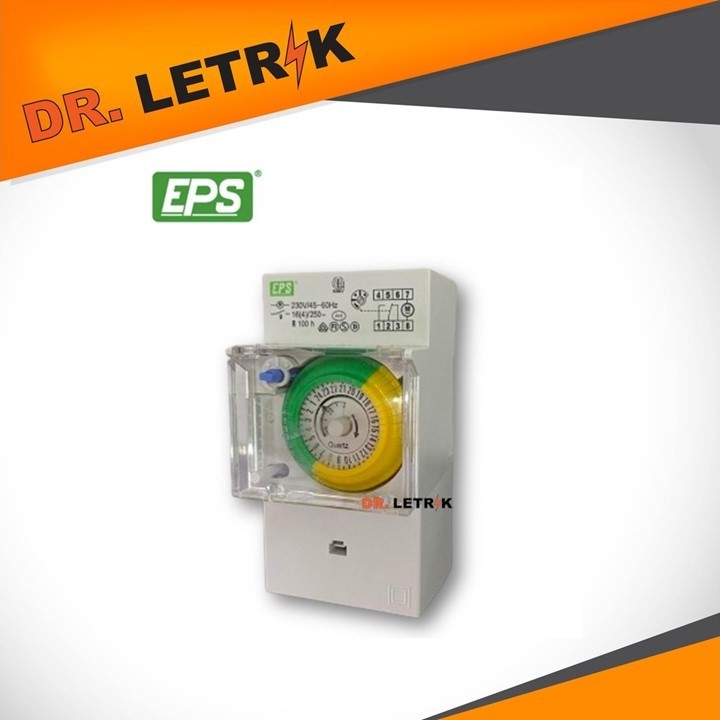 TIMER EPS ET24HR ANALOG TIME SWITCH 16A 250VAC | Shopee Malaysia
