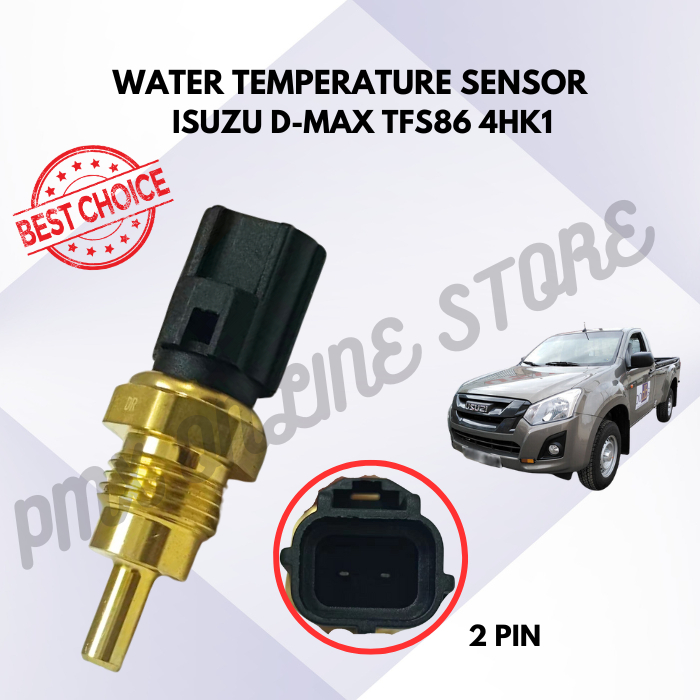 2PIN WATER TEMPERATURE SENSOR ISUZU D-MAX TFS86 4HK1 FAN COOLANT SWITCH ...