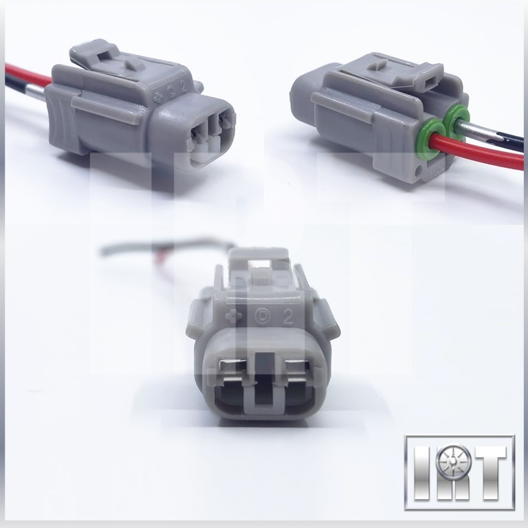 2 Pin Socket Connector Engine Wiring Harness Soket Enjin Kereta Pigtail ...