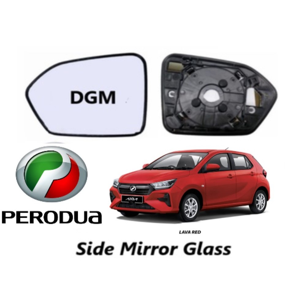 100% Original Perodua Axia 2023-2025 New Model Side Mirror Glass ...