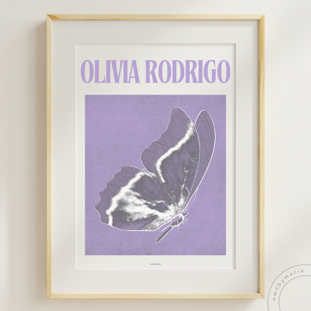 Olivia Rodrigo y2k Butterfly Poster | Shopee Malaysia