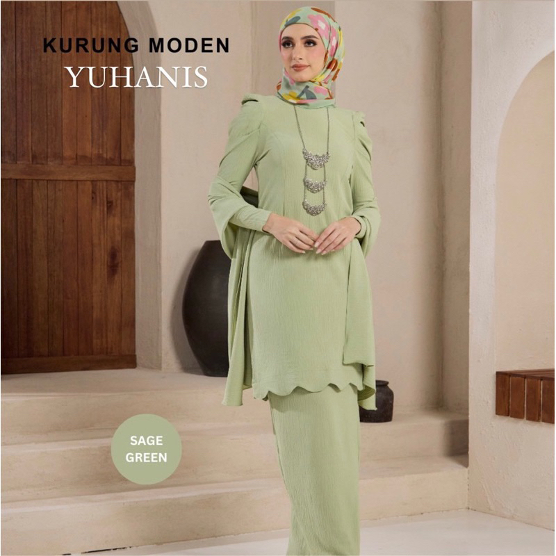 BAJU KURUNG MODEN PUFF IRONLESS PLUS SIZE SET MUSLIMAH BAJU KURUNG 2024 ...