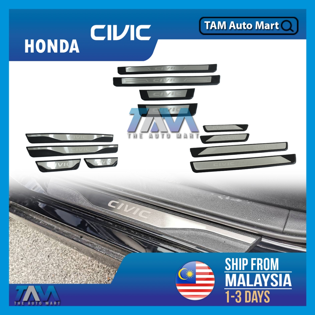 Honda Civic FE 11th Gen OEM Door Step Protector Cover Exterior ...