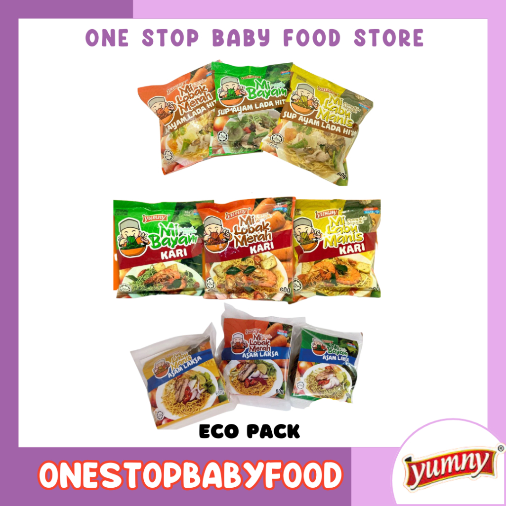 YUMNY ECO PACK MEE / INSTANT MEE ( UNTUK 2 TAHUN DAN KEATAS ) | Shopee ...