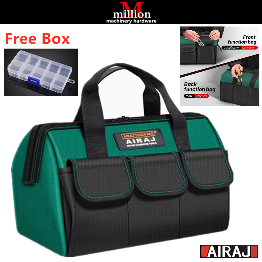 AIRAJ 13" 16" 18" Tool Bag Electrician Multifunctional Strong Durable Oxford Thickened ...