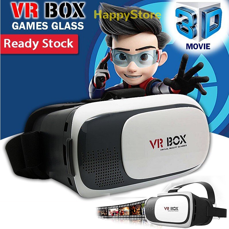 VR BOX Virtual Reality 3D Glasses Movie Games Video Gaming Smart Phone Headset Wearable ...