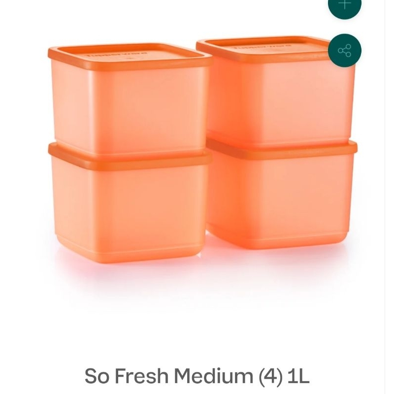 Tupperware So Fresh Square III 1.0L(1 or 2 Pcs) | Shopee Malaysia