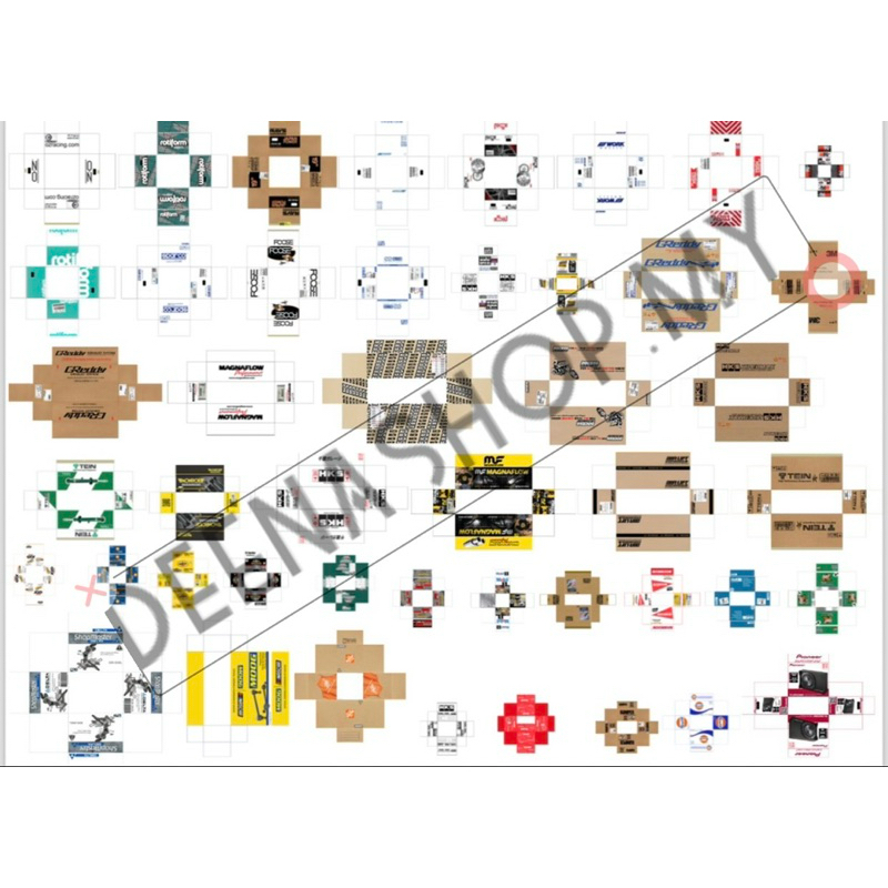 Diorama accesories | Diorama box | Miniature box scale 1/64 (baca ...