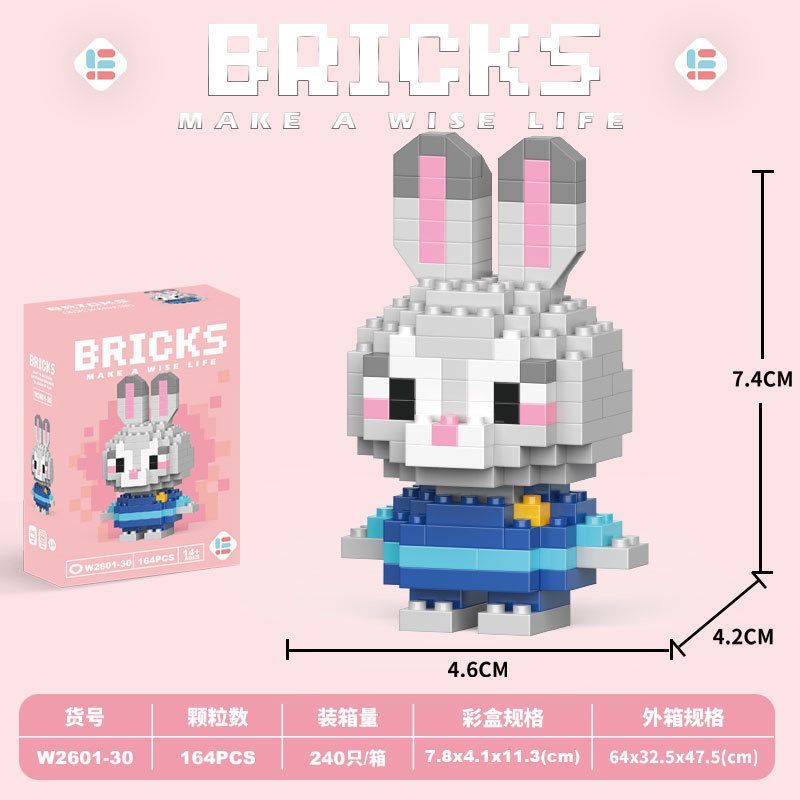 Zootopia Series ; Mini Cartoon Building Block | Shopee Malaysia