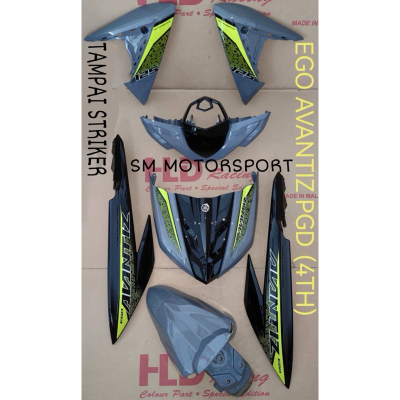 AVANTIZ BODY COVER SET GREY WITH STRICKER HLD HIGH QUALITY | Shopee ...