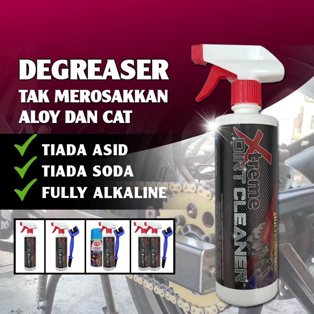 Pencuci Rantai Motorsikal Chain Cleaner Motorcycle Engine Degreaser ...